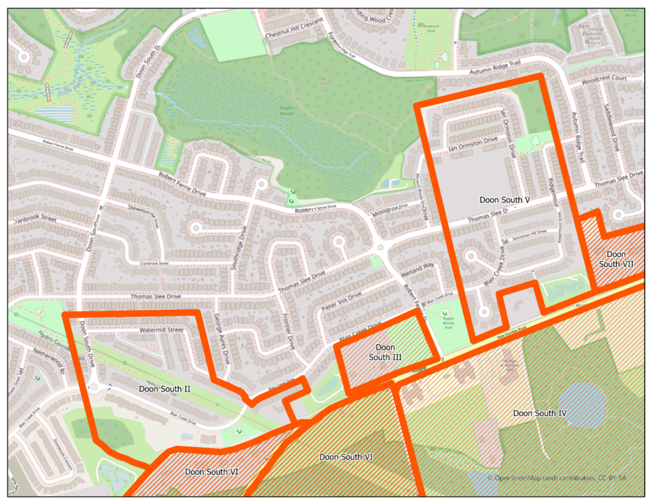 Doon South II and V Development Area School Boundary Changes - Planning ...
