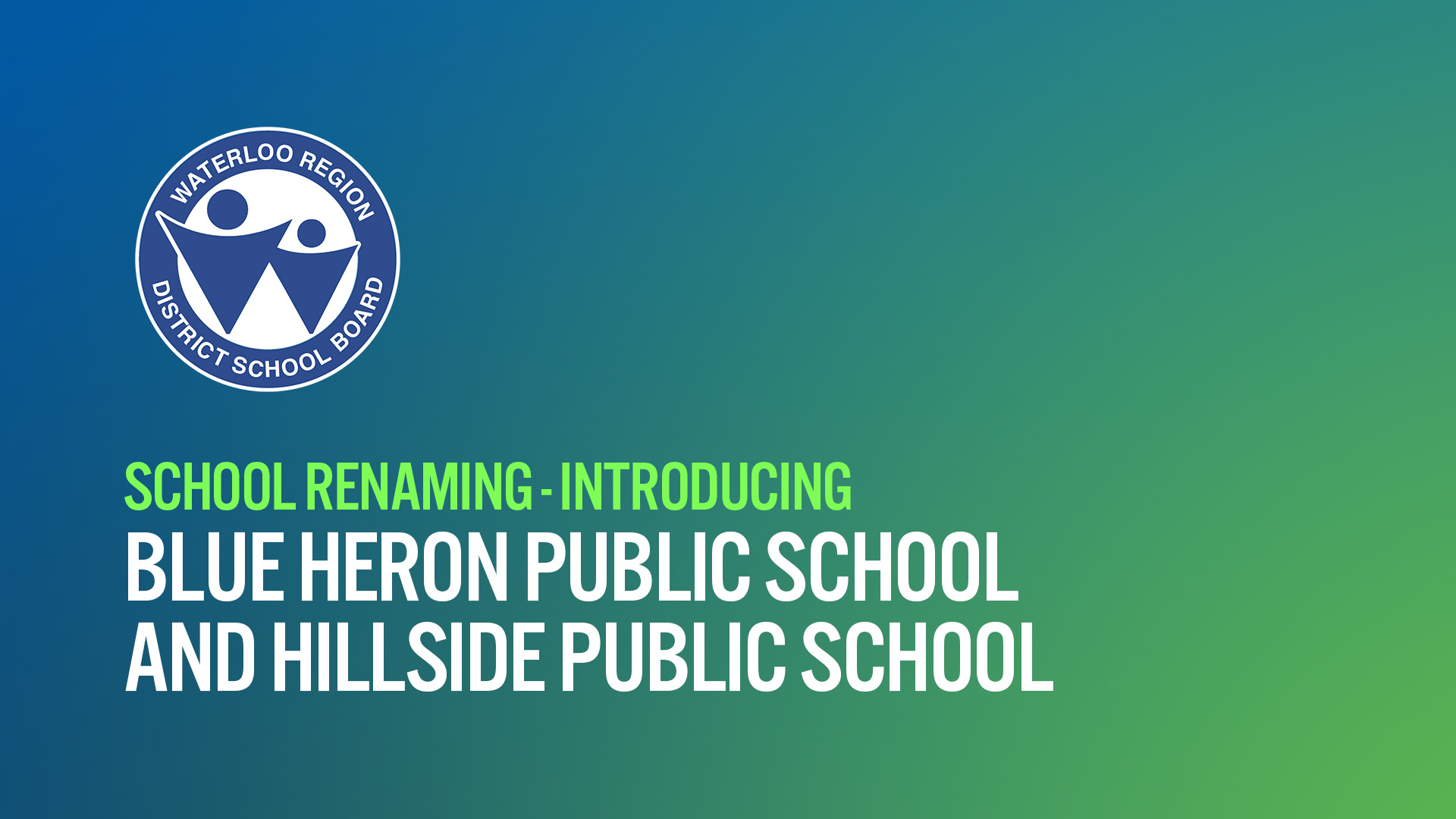 Trustees approve the renaming of two WRDSB elementary schools ...