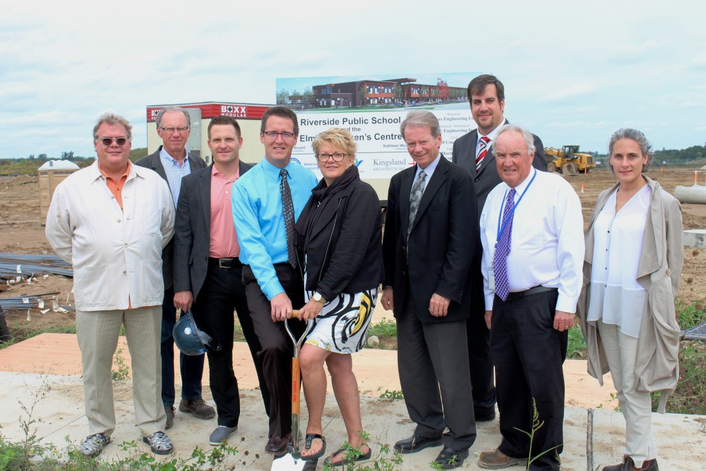 Turning sod for the new Riverside PS - Waterloo Region District School ...