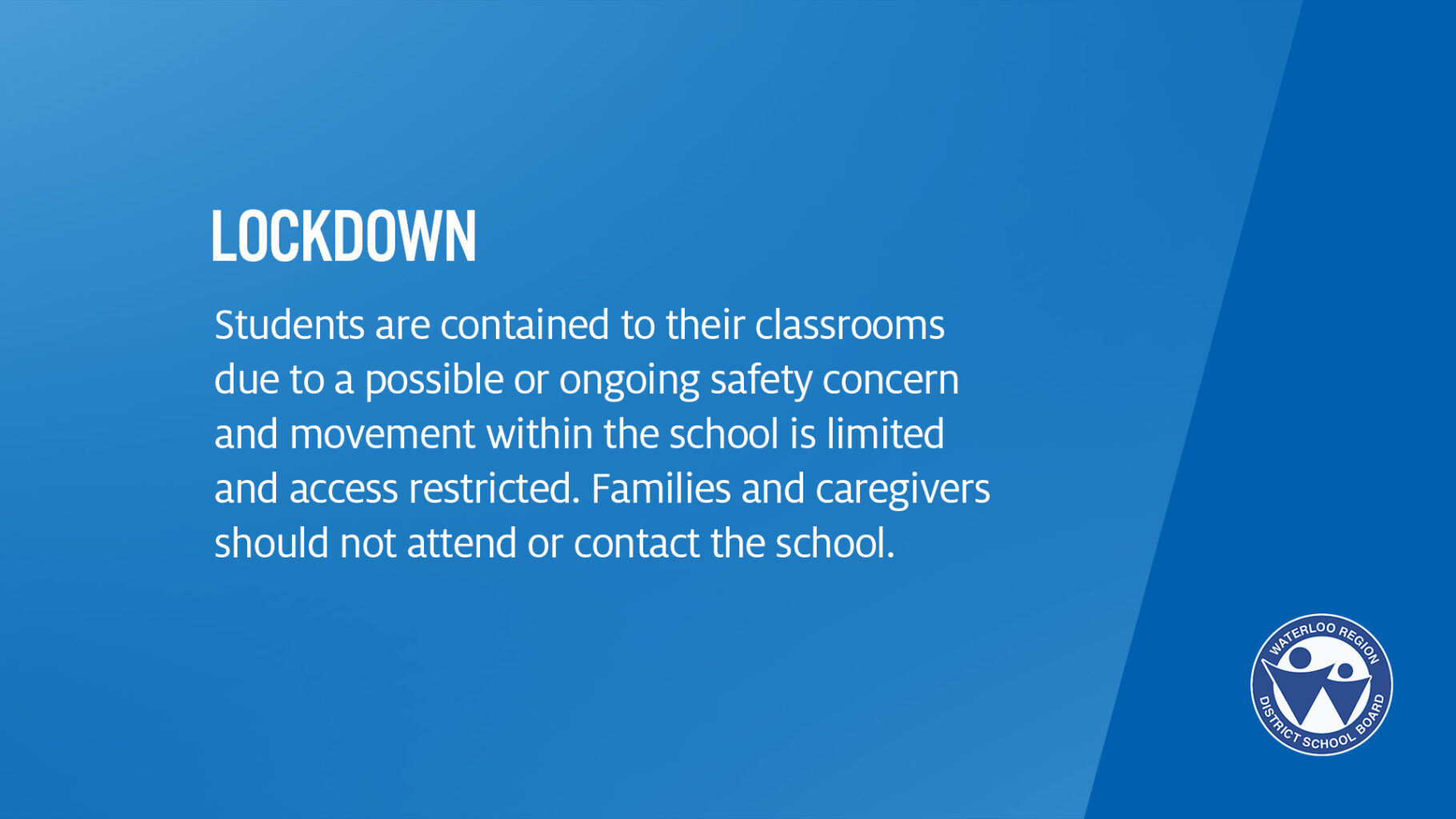 Lockdowns Lifted at Multiple Kitchener Schools - Waterloo Region ...