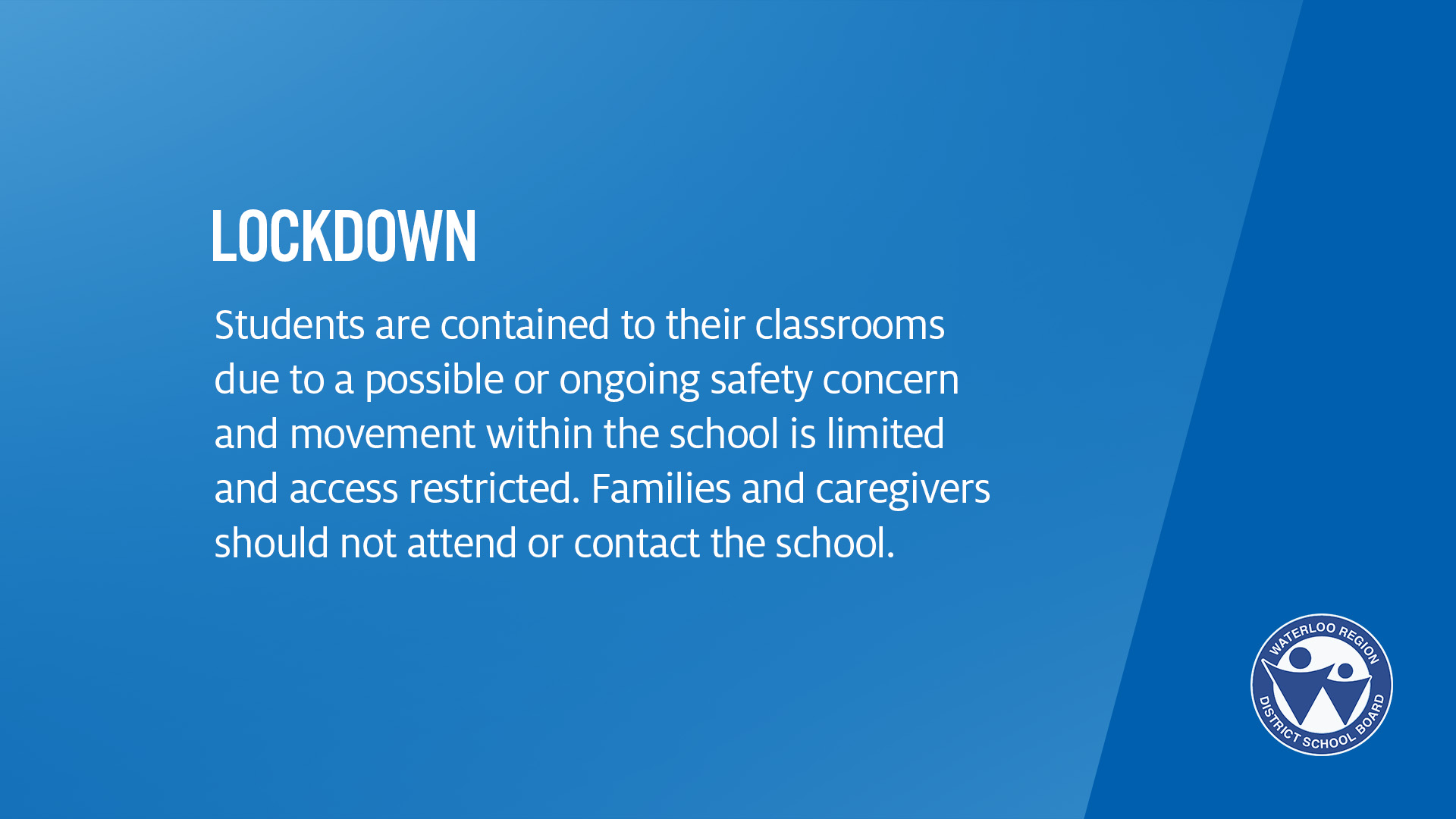 Lockdowns Lifted at Multiple Kitchener Schools - Waterloo Region ...