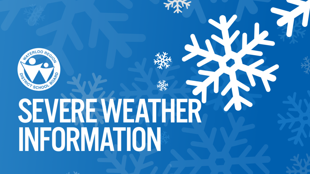 Important Updates to Severe Weather Procedure - Waterloo Region ...