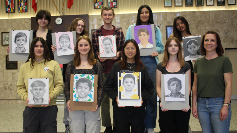 Student Portraits Make an International Connection | #StudentVoice ...