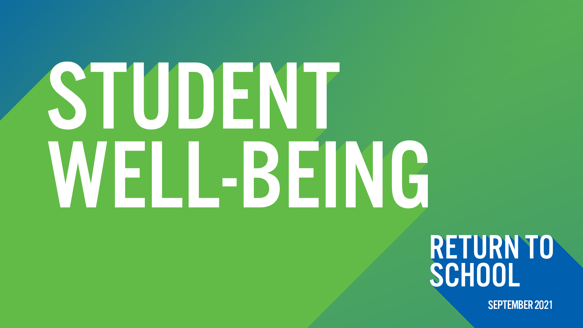 Supporting Student Well-being for the Return to School - Waterloo ...